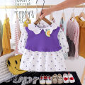 (Bayi - 2 Tahun) Dress Korean XIA JIAO - Gaun Anak Merah Putih ...
