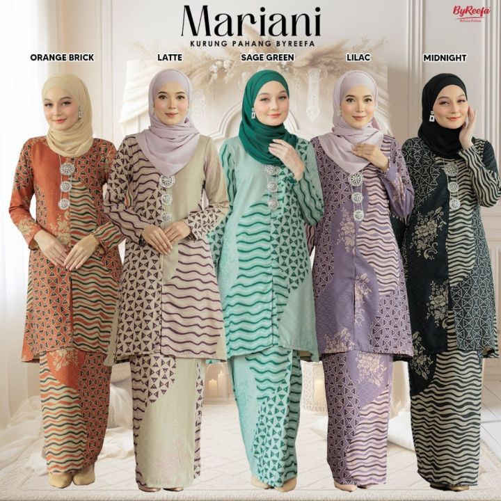 BYREEFA KURUNG MARIANI SUTERA DOBBY LESS IRON BERPOKET NURSING FRIENDLY ...