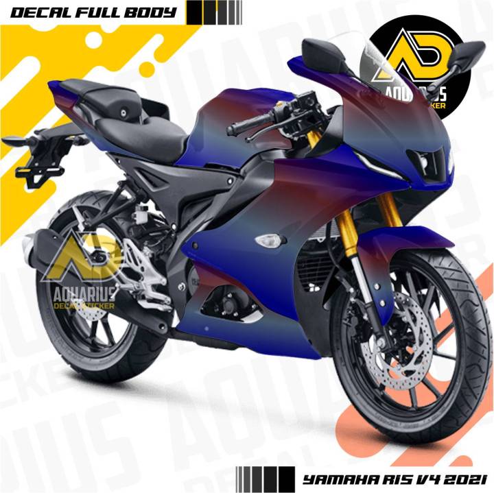 Decal Fullbody R15 V4 2021 / Sticker Variasi Yamaha R15 V4 Full Body ...