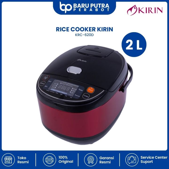 KIRIN Rice Cooker KRC-620D Kapasitas 2 Liter | Magic Com 2L KRC 620 D ...