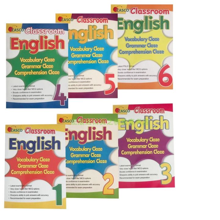 Singapore Classroom English Vocabulary/Grammar/Comprehension Cloze for ...