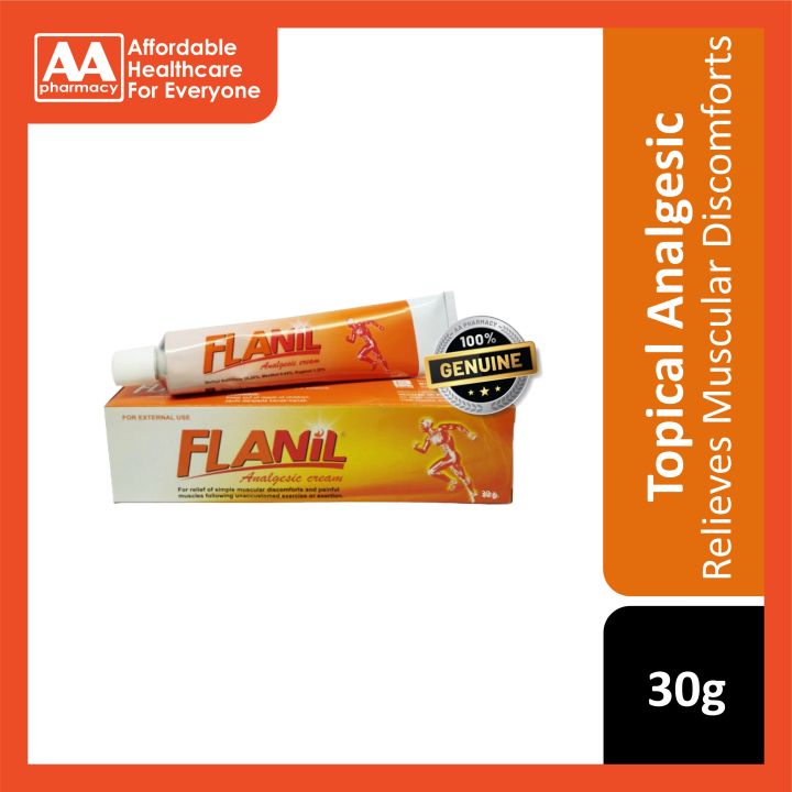 Flanil Analgesic Cream 30g | Lazada