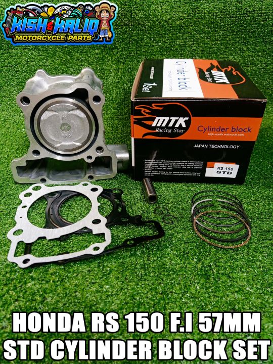 MTK HONDA RS 150 F.I 57MM STANDARD CYLINDER BLOCK SET | Lazada PH