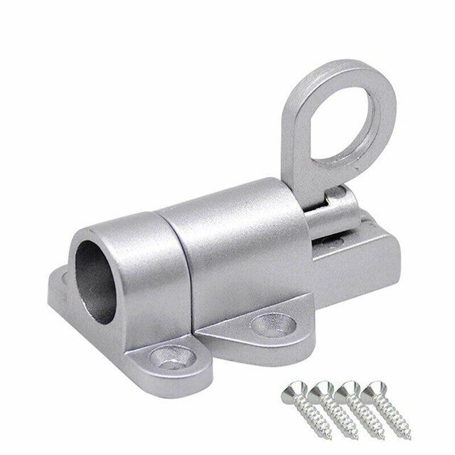 1 Set Self-closing Latch Bolt Spring Loaded 58 X 44 Mm Aluminum Alloy ...