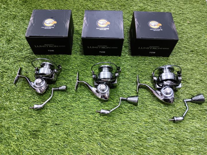 REEL SPINNING SEAHAWK LUMITRON 2000 3000 4000 POWER HANDLE | Lazada ...