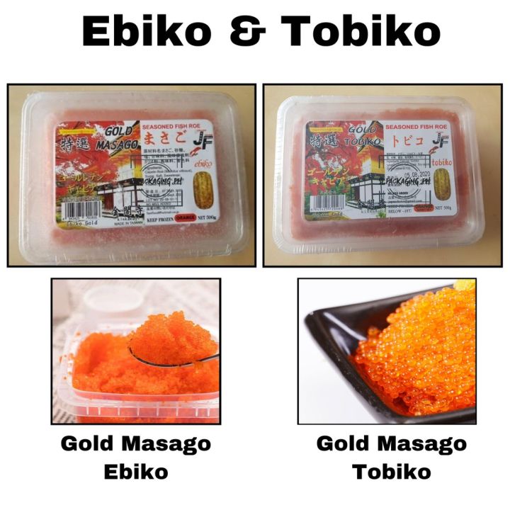 【Hot】 100g-500g Roe Tobiko/Ebiko Orange | Lazada PH