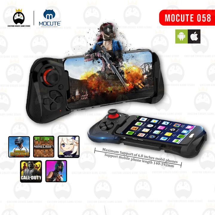 MOCUTE 058 Game Pad Wireless Bluetooth Controller Joystick Phone VR PC ...