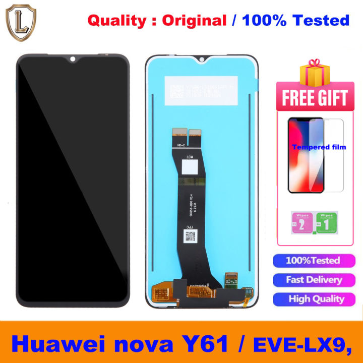 6.52" Original For Huawei Nova Y61 LCD EVE-LX9 Display Frame Touch ...