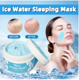 Ice Sleeping Mask HYDRA MOIST COLD TO THE SKIN EFFECTIVE MAKES GLASS ...