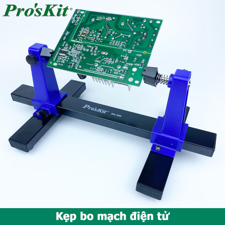 Kẹp bo mạch điện tử dụng cụ giữ bảng mạch board Pro'sKit SN-390 | Lazada.vn