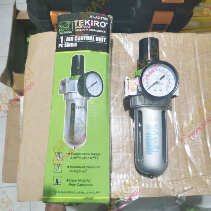 TEKIRO AIR CONTROL UNIT SINGGLE TABUNG AIR FILTER UDARA KOMPRESOR ...