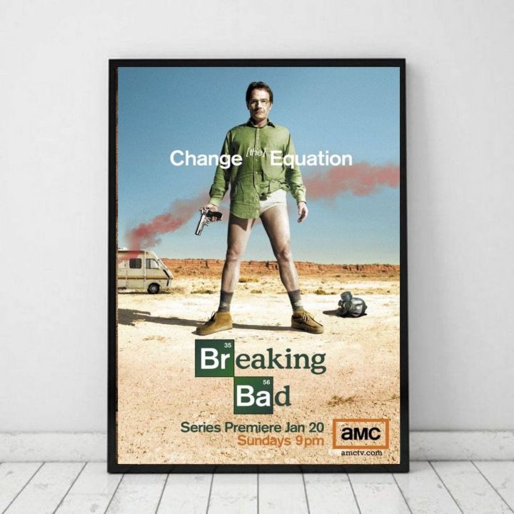 breaking bad series retro wall poster A3 A4 A5 glass frame | Lazada PH