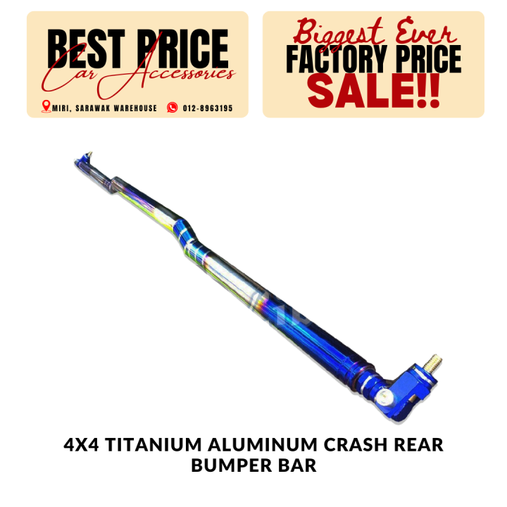 4X4 Titanium Aluminum Crash Rear Bumper Bar | Lazada