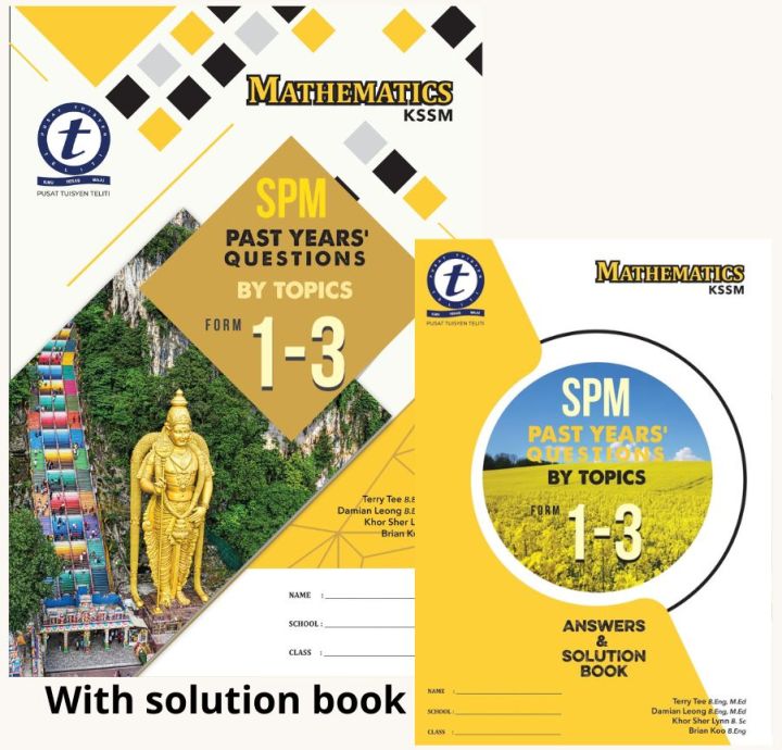 TELITI SPM FORM 1-3 MATHEMATICS TOPICAL PAST YEAR'S QUESTIONS | Lazada
