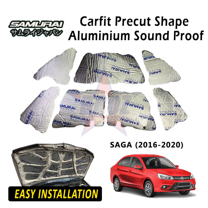 Broz Saga 2016-2020 Aluminium CARFIT Bonnet Sound Proof | Lazada
