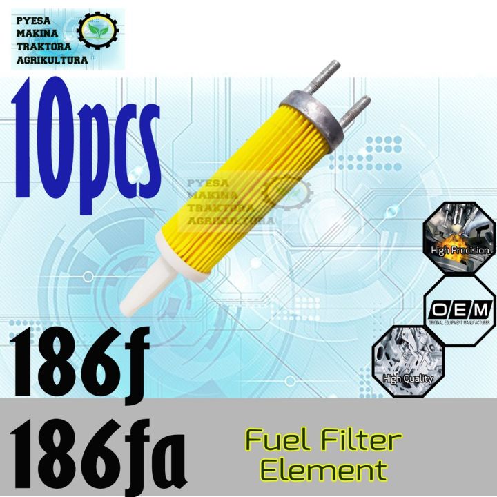 Fuel Filter Element 186f 186fa 10HP 12HP Air Cooled Engines | Lazada PH