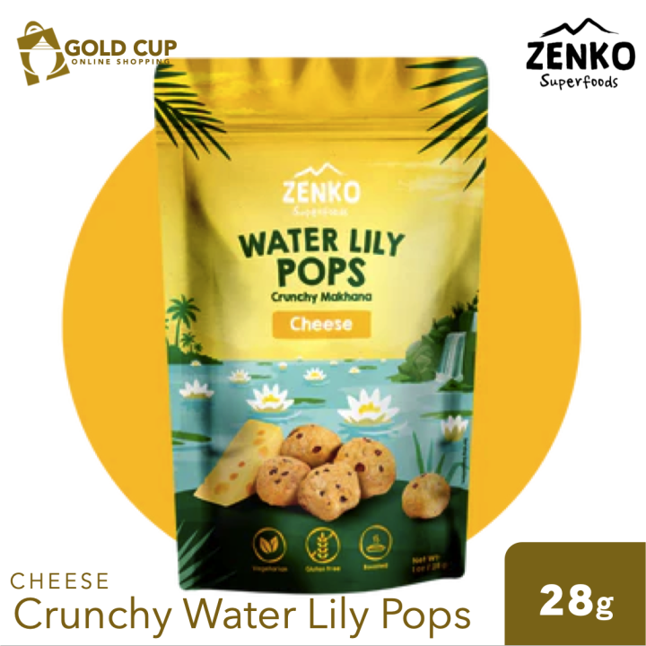 Zenko Superfoods Crunchy Water Lily Pops - Cheddar Cheese 28g | Lazada PH