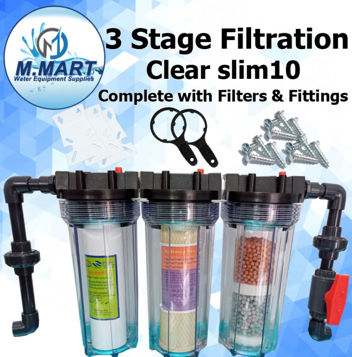 3 Stages Filtration Complete with Filters and Fittings | Lazada PH