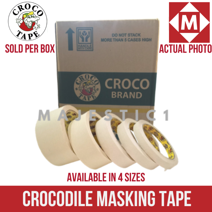 Croco Masking Tape available in 4 sizes 1/2",3/4",1" & 2" ( Sold per ...