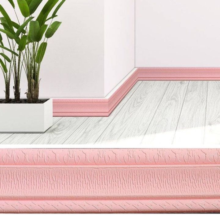 2.3M 3D Foam Wallpaper Border Waist Line Sticker Waterproof Self ...