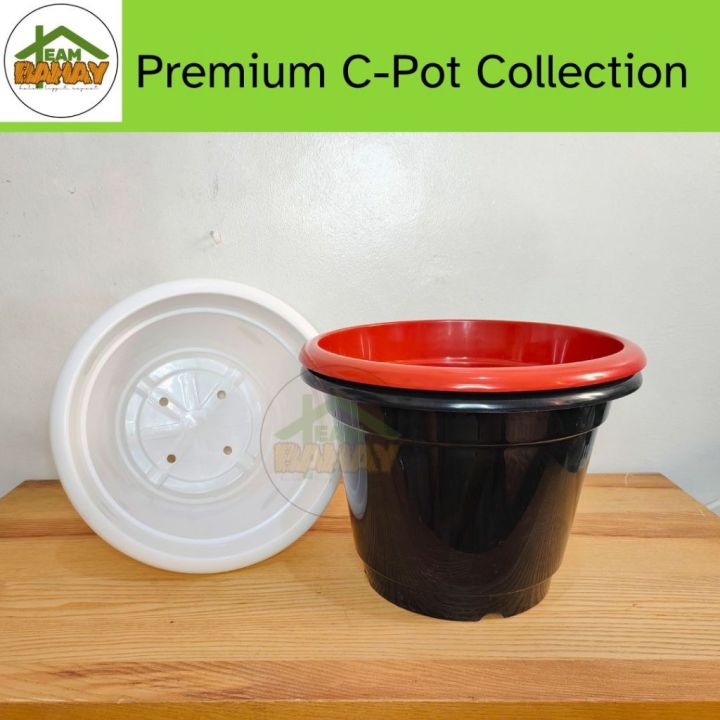10x8 Premium C-Pot Collection flower plant pot plastic garden pot ...