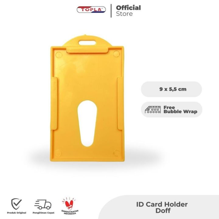 Topla ID Card DOFF dan Transparan 001 Tempat Kartu dan Name Tag ...