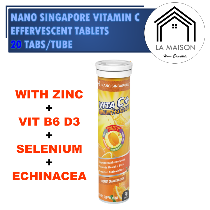 Nano Singapore Vitamin C Effervescent Tablets | Lazada Singapore