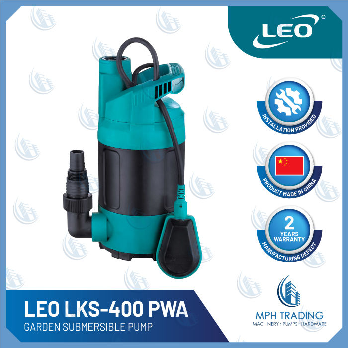 Leo LKS-400PWA Automatic Start Stop Garden Submersible Water Pump Water Booster Pump 0.55HP For ...