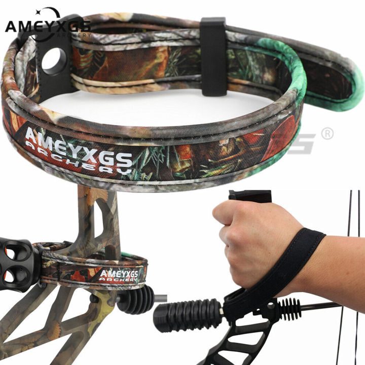 AMEYXGS Wrist Sling Strap Braided Rope Adjustable Compound Bow Shooting ...