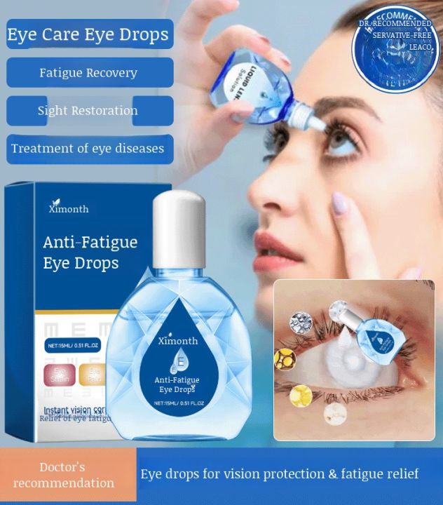 Eye Drops Liquid Eye Care Gentle Vision Restoration Moisturizing Eyes ...