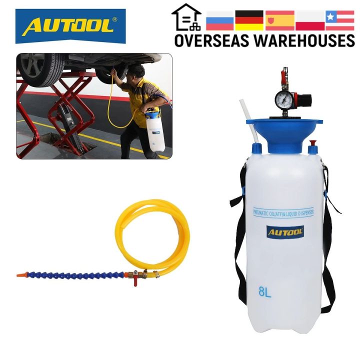 AUTOOL Car ATF Changer Liquid Bleeder 5L Pneumatic Pump Replacement ...