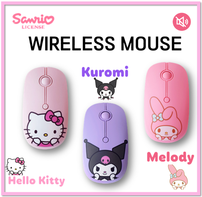 [SANRIO] Character Original Quiet Wireless Mouse 3Type ( Hellokitty ...