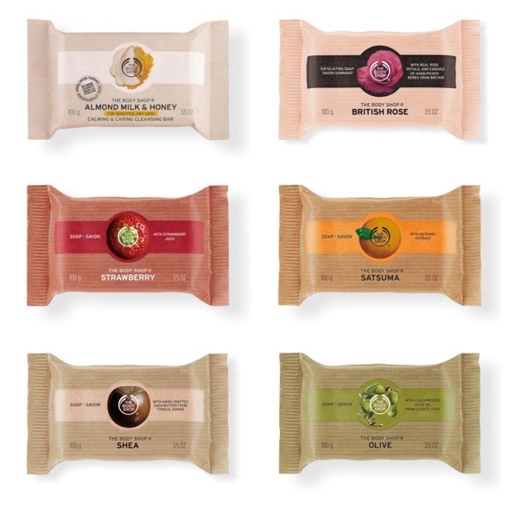 THE BODY SHOP British Rose | Almond Milk & Honey | Strawberry | Olive ...