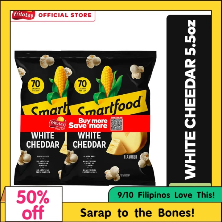 【PINOY-STYLE】Smartfood White Cheddar Popcorn 5.5oz (Bundle of 2 ...