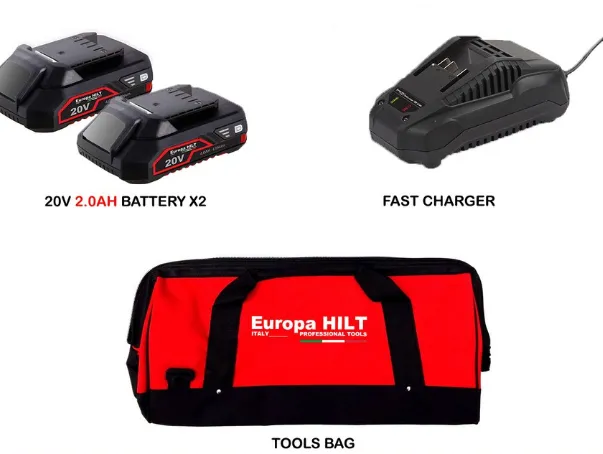 Europa Hilt E20SK-221 20V 2.0AH Starter Kit With Battery Charger | Lazada