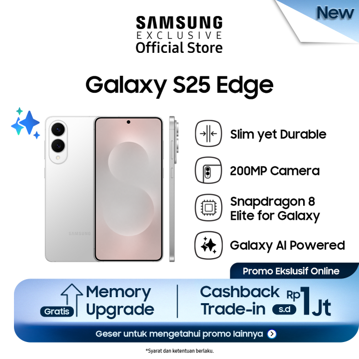 Samsung Galaxy S25 Edge 12/512GB (Free Upgrade dari 12/256GB ...