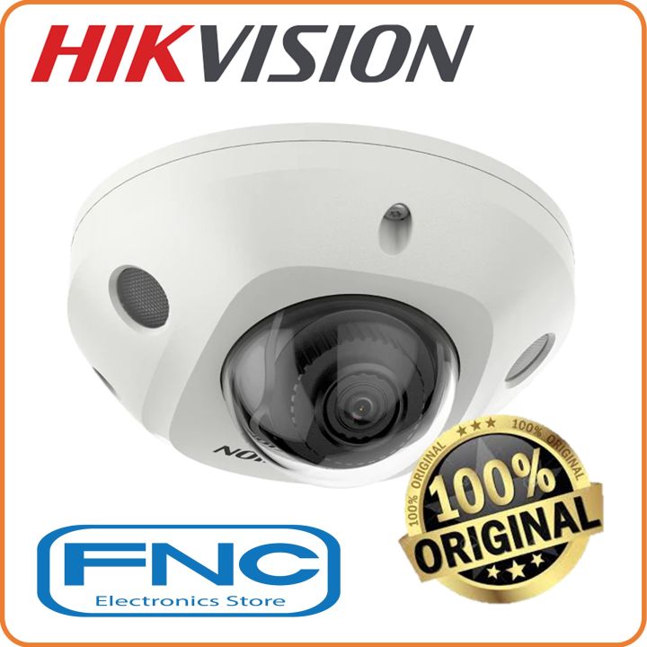 HIKVISION DS-2CD2543G2-I Network 4MP Fixed 4mm Lens H.265 Built-in Microphone AcuSense Mini Dome ...