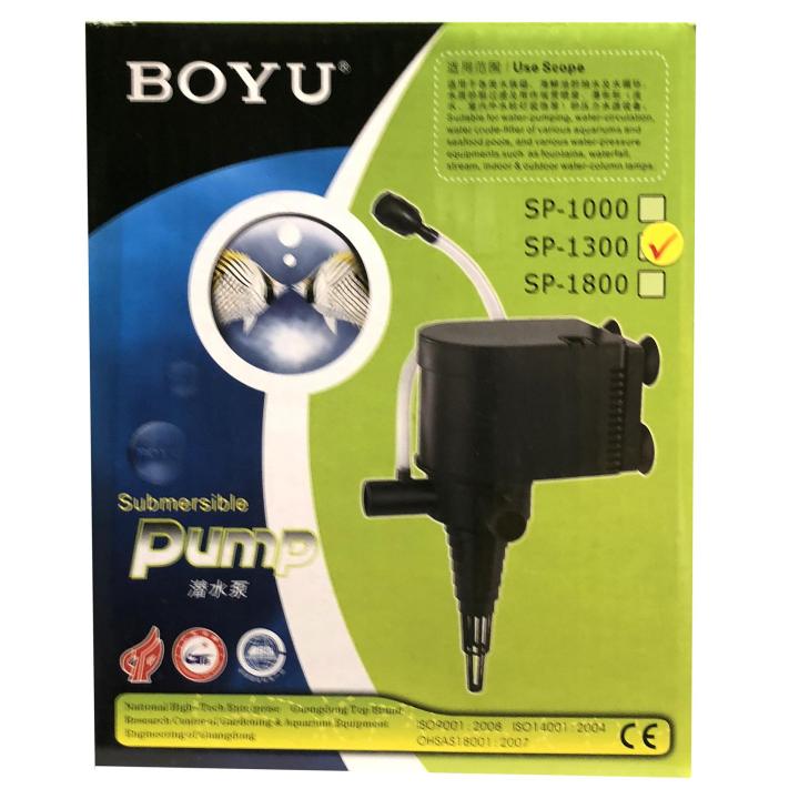 Boyu Pump SP 1300 Submersible Pump Aquarium Mesin Pompa Akuarium Pompa ...
