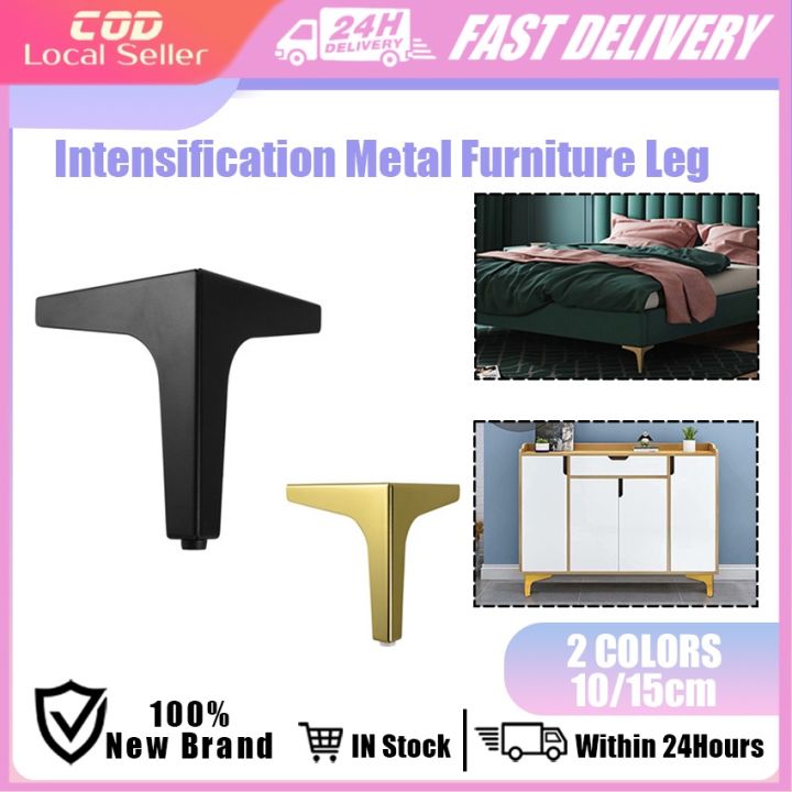 1PC Triangle sofa legs Metal Furniture Legs Black | Lazada