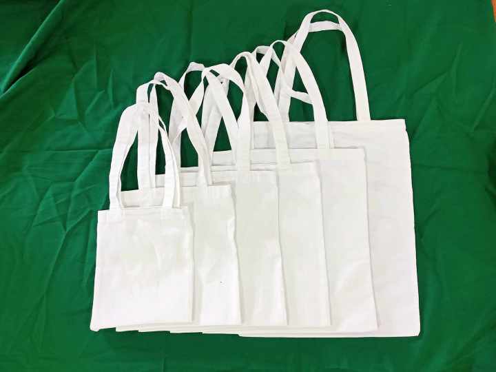 FLAT Tote Bag - CANVAS 605 / 06A Standard Sizes | Lazada PH