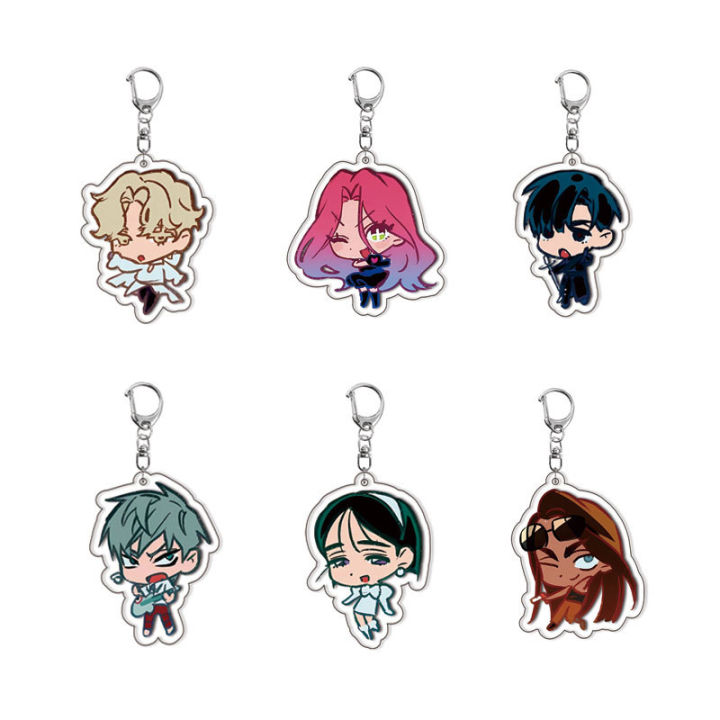 Anime Alien Stage Chibis Keychains Accessories Bag Luka Ivan Till Mizi ...