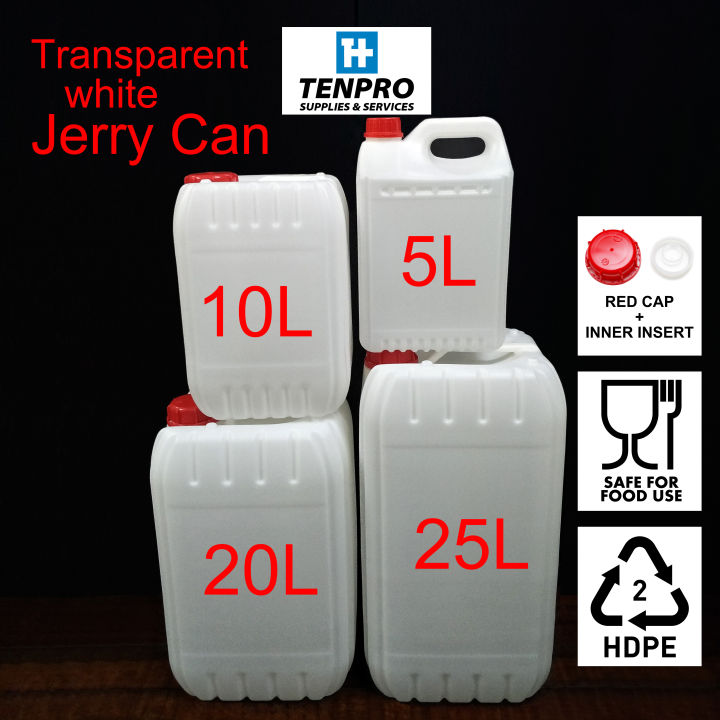 [NEW] 25L 25 Liter Jerry Can / Plastic Bottle / HDPE Container / Water ...