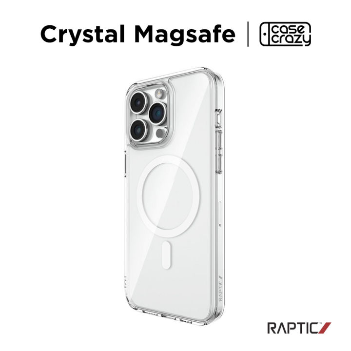 Raptic รุ่น Crystal เคสใสกัน กระแทก ชาร์จไร้สาย ใช้สำหรับ ไอโฟน15 / 15 ...