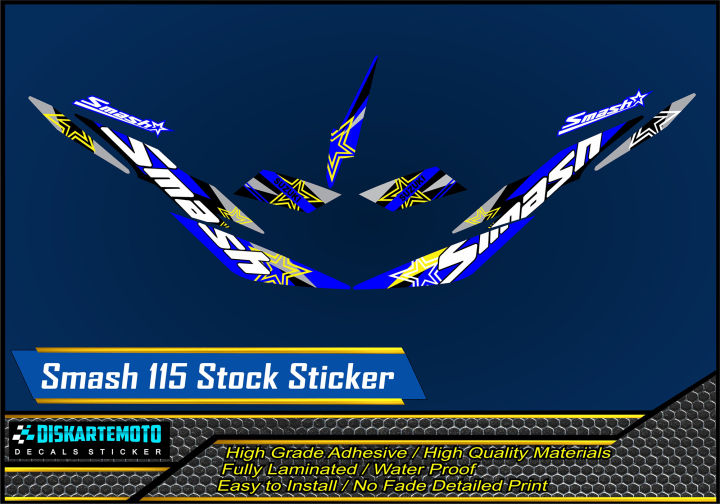 Suzuki Smash 115 Sticker | Lazada PH