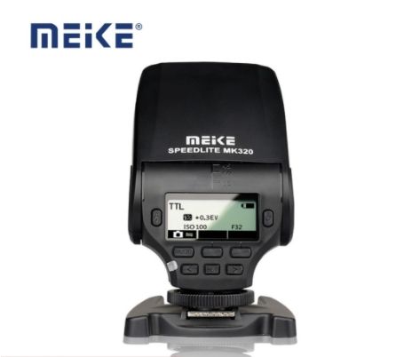 Meike Flash MK320 ออโต้ - สำหรับกล้องมิลเลอร์เลส | Lazada.co.th