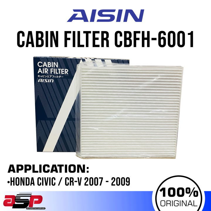 Aisin Cabin Filter CBFH-6001 for Honda Civic / CR-V | Lazada PH