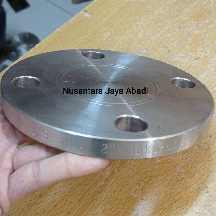 BLIND FLANGE - FLANGE BUTA STAINLESS SS 304 JIS 10K 2 INCHI | Lazada ...