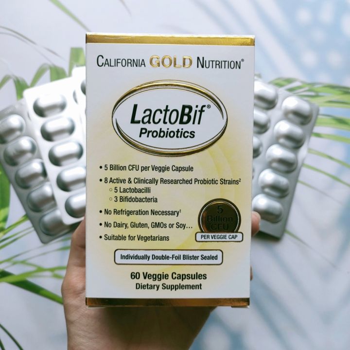 Probiotics 5,000 ล้านตัว (8 สายพันธุ์) LactoBif โปรไบโอติค 5 Billion ...