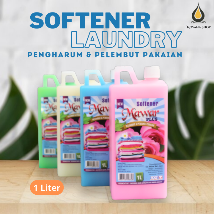 Mawar Softener Laundry Kemasan 1 Liter, Pelembut, Pewangi dan Pengharum Pakaian | Lazada Indonesia