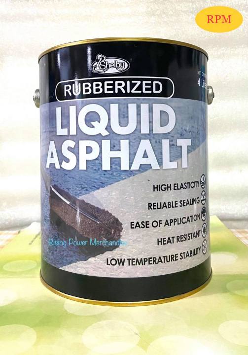Shelby Rubberized Liquid Asphalt ( 4 lt ) | Lazada PH